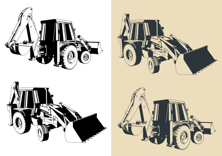 Backhoe Vector Images (over 6,400)