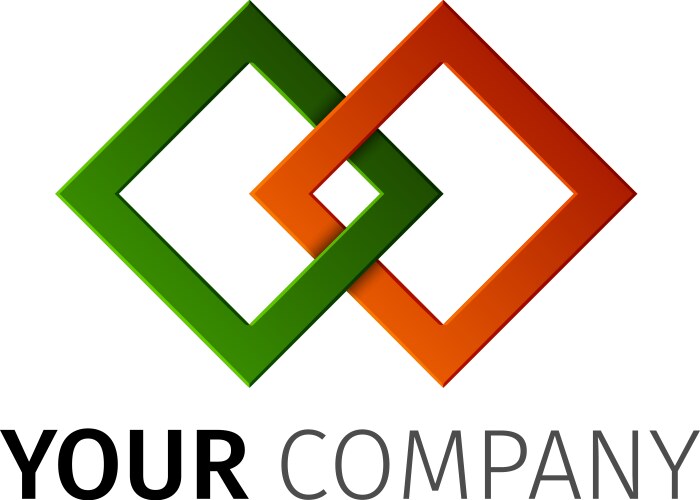 Business corporate abstract unity logo Royalty Free Vector