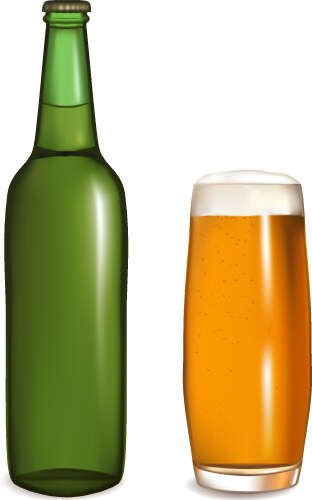 Transparent Background Beer Bottle Vector Images (over 2,200)