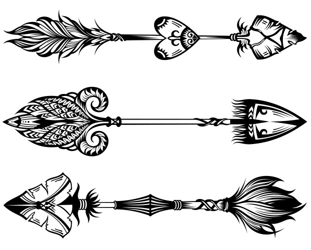Arrow Tattoo Vector Images (over 8,200)