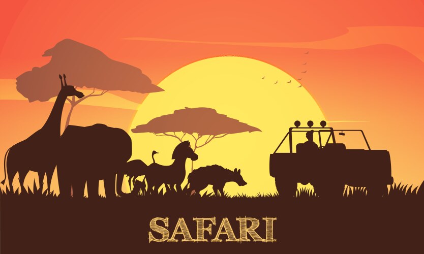African Safari Jeep Vector Images (over 210)