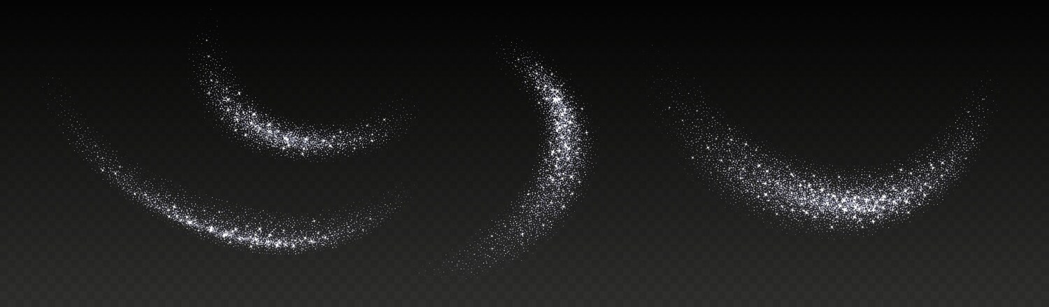 Red glitter splashes shiny star dust explosion Vector Image