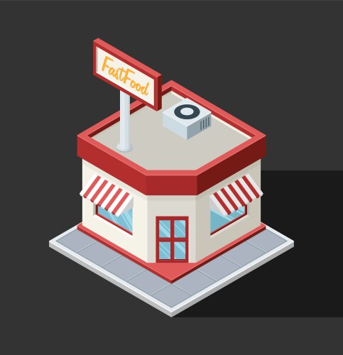 Fast food Royalty Free Vector Image - VectorStock