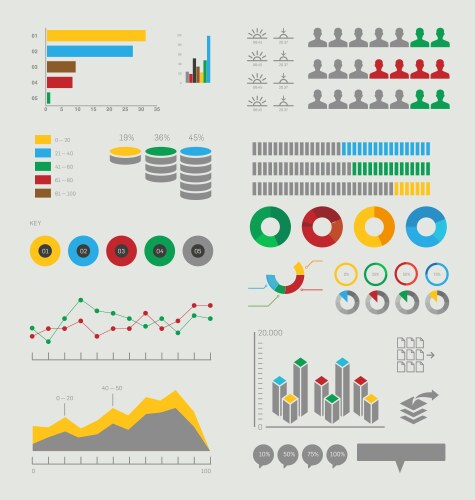 Infographic elements Royalty Free Vector Image