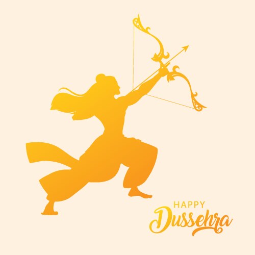 Lord rama with bow arrow Vector Images & Graphics for Commercial Use ...