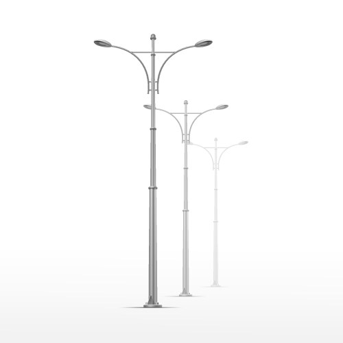 Street light lamp post isolated Royalty Free Vector Image