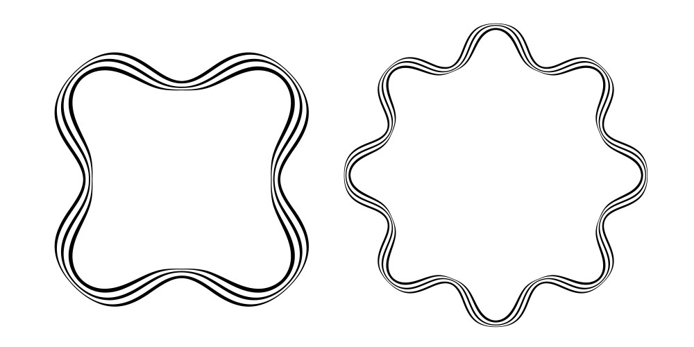 Decorative frames Royalty Free Vector Image - VectorStock