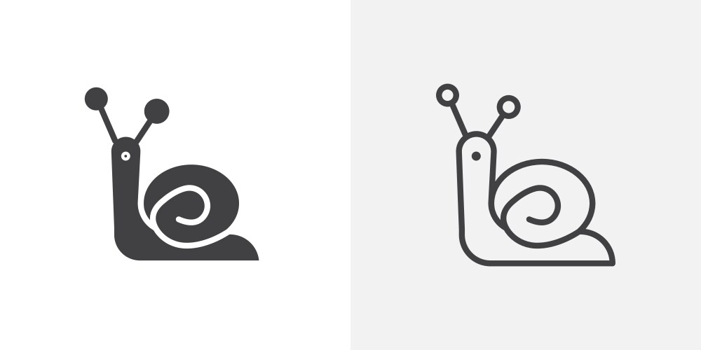 Snail Outline Vector Images (over 4,500)