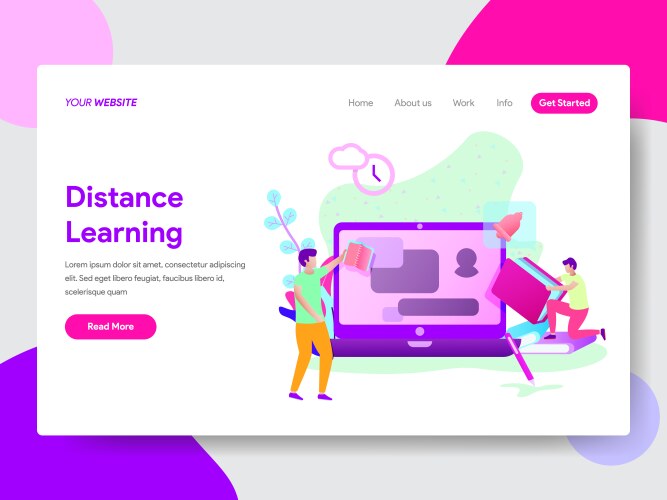 Teacher and student on lesson at classroom Vector Image