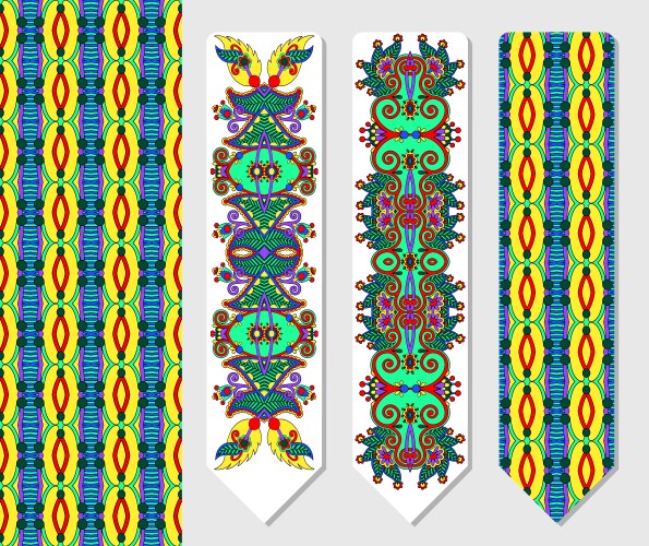 Ethnic Batik Bookmark Vector Images (31)