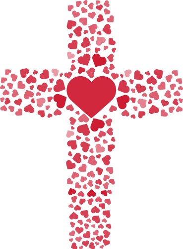 Red heart icon isolated on white background Vector Image