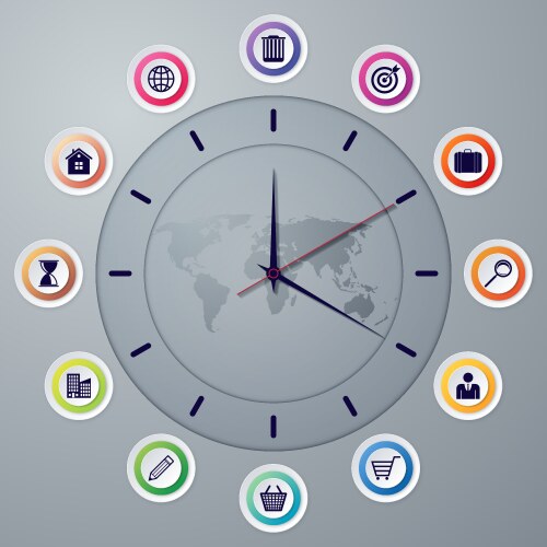 Clocks Infographic Vector Images (over 14,000)