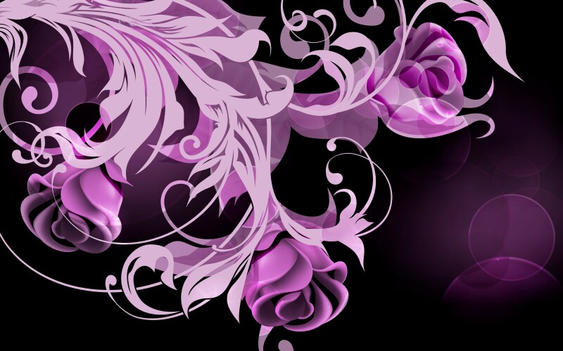 Fancy dark purple background Royalty Free Vector Image