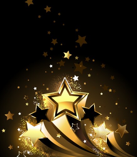 Three fire stars Royalty Free Vector Image - VectorStock