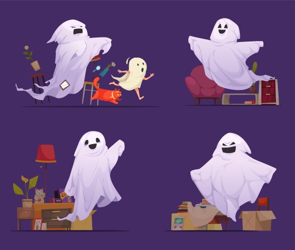 Ghost Cartoon Vector Images (over 80,000)