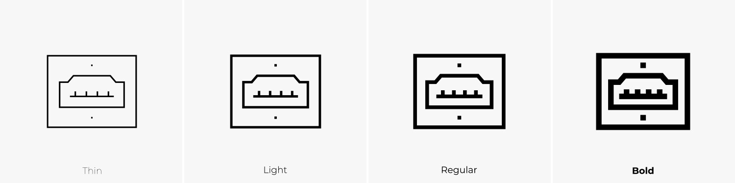 Hdmi Port Symbol Vector Images (over 720)
