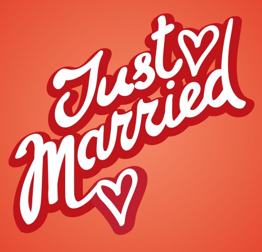 Just Married Vector Images (over 5,800)