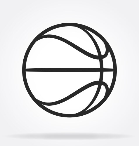 Basketball Outline Vector Images (over 15,000)