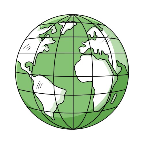 Earth Continents Outline