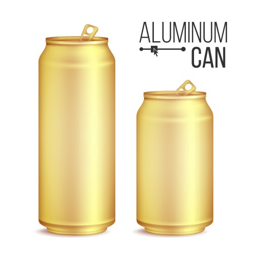 Big set open metal paint cans with color Vector Image
