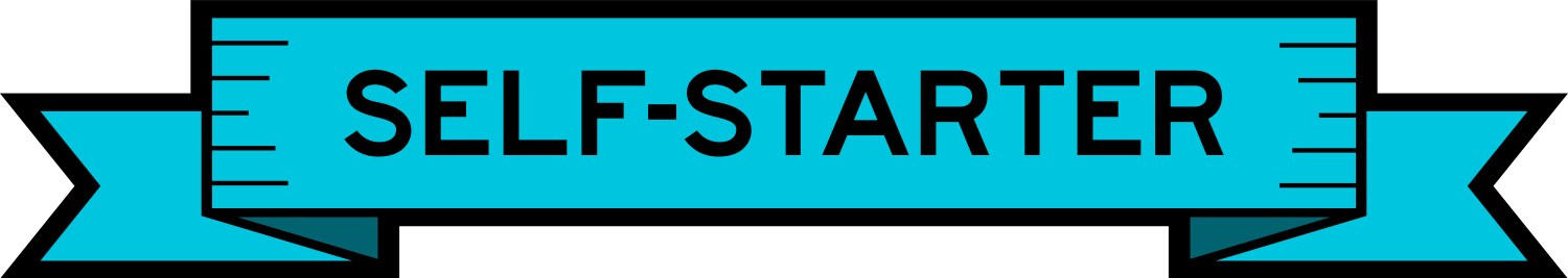 Ribbon label banner with word six sigma in blue Vector Image