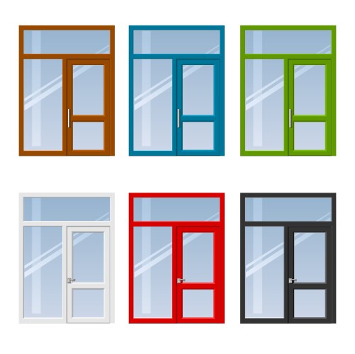 Window and door Royalty Free Vector Image - VectorStock