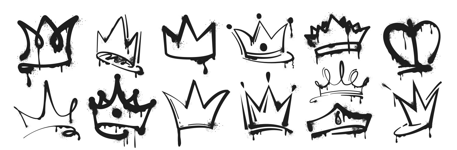 Graffiti Crowns Vector Images (over 2,100)