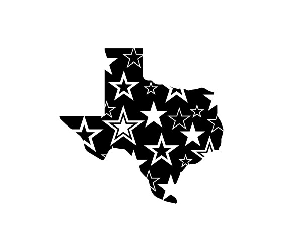 Texas State Star Outline Vector Images (over 340)