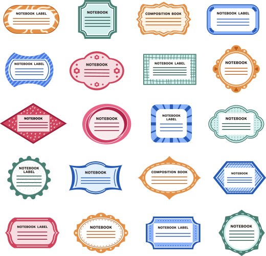 Name Tag Cartoon Vector Images (over 1,100)