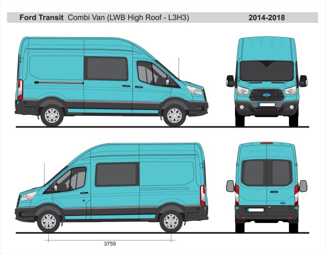 Ford Transit Van Vector Images (over 110)