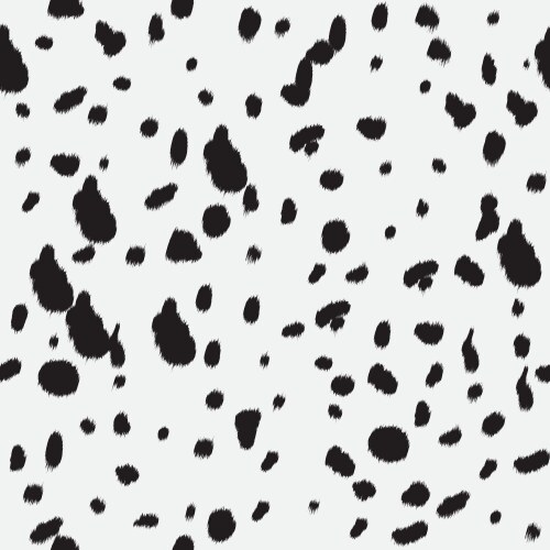 Dalmatian dog seamless pattern Royalty Free Vector Image