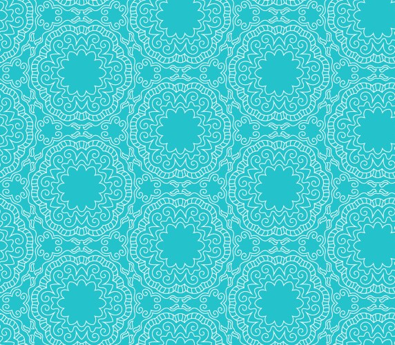 Blue rune seamless texture Royalty Free Vector Image