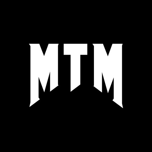 Mtm logo letter design Royalty Free Vector Image