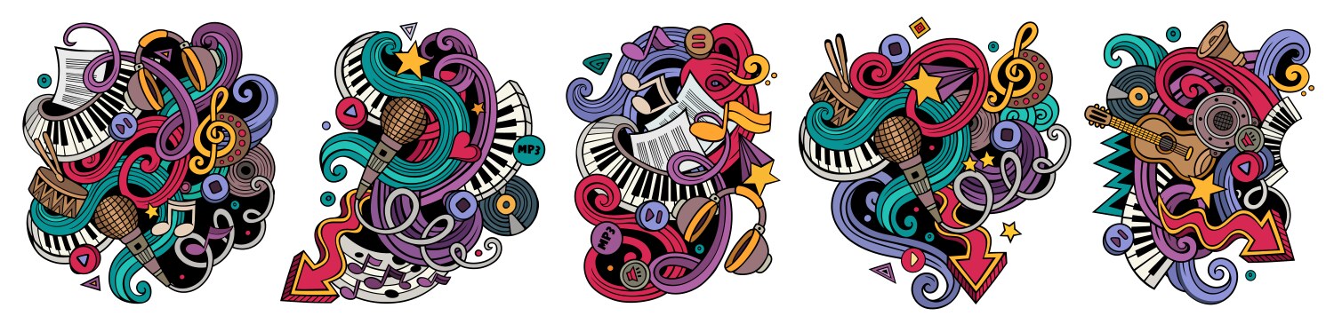 Music Notes Graffiti Vector Images (over 380)