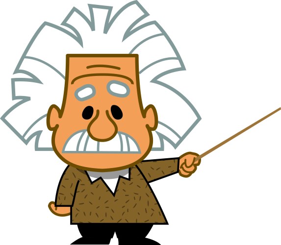 Albert Einstein Cartoon Vector Images (over 230)