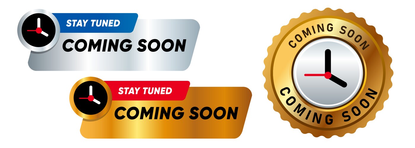 Coming Soon Gold Vector Images (over 100)