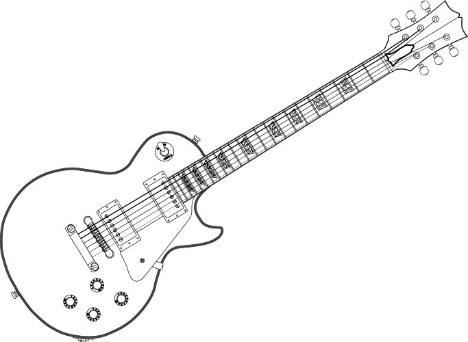 Guitar Outline Vector Images (over 14,000)