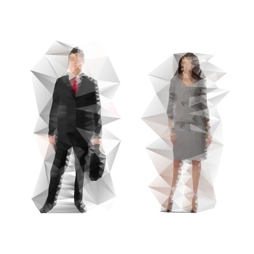 Man Lady Vector Images (over 64,000)