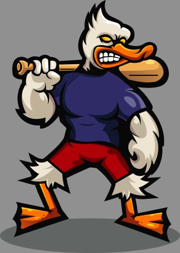 Duck gaming logo Royalty Free Vector Image - VectorStock