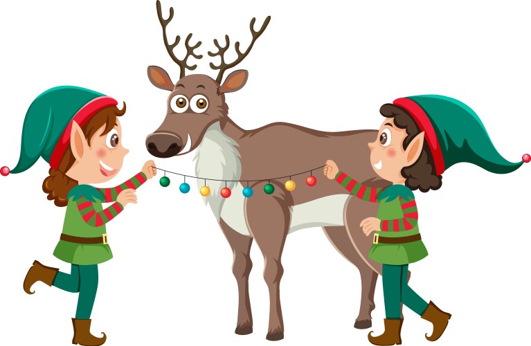 Christmas clipart elf Vector Images & Graphics for Commercial Use ...