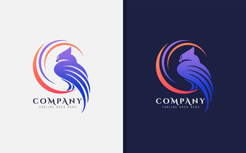 Creative logo based eagle head shape usable – Royalty-Free Vector ...