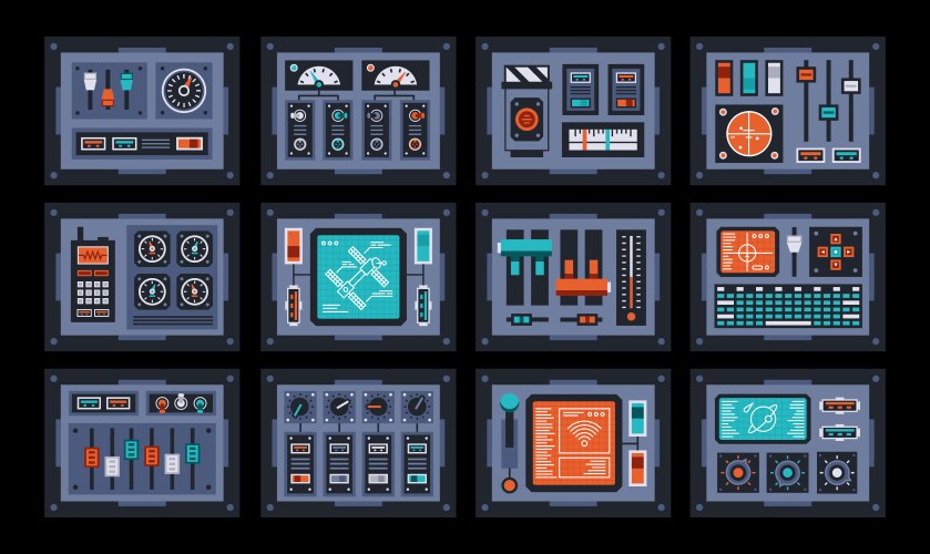 Control Room Vector Images (over 16,000)