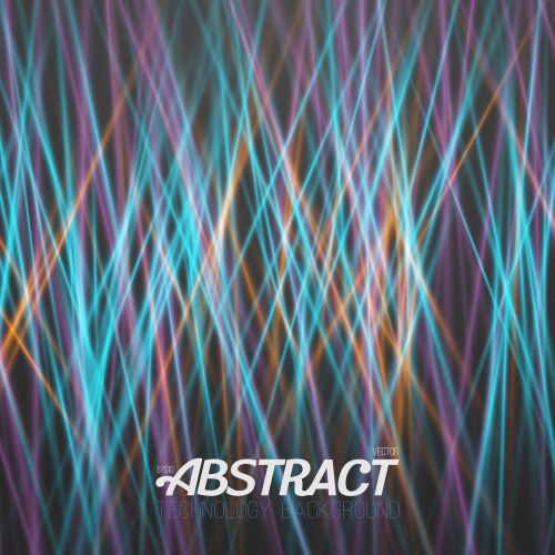 Laser show background with light beams at night Vector Image