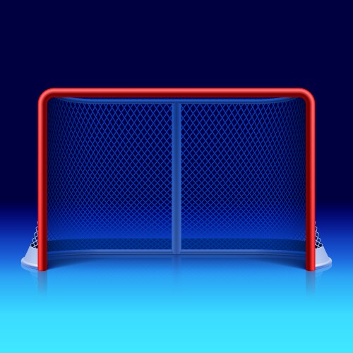 Ice hockey net Royalty Free Vector Image - VectorStock
