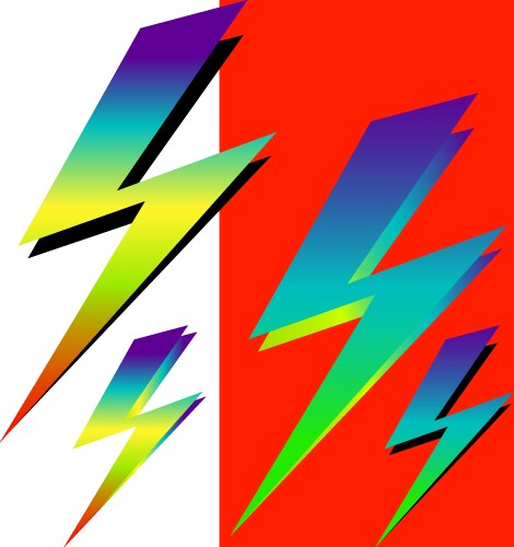 Lightning bolt Royalty Free Vector Image - VectorStock