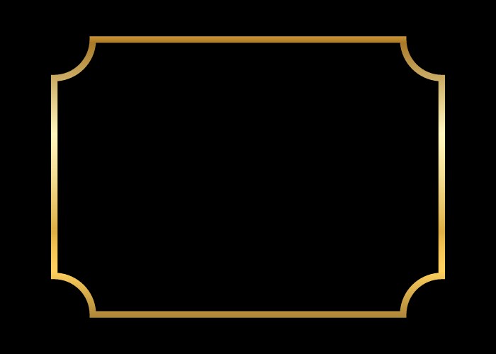 Elegant gold frame background Royalty Free Vector Image