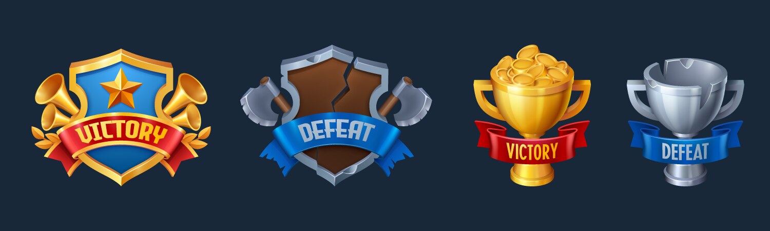 Victory Defeat Vector Images (over 1,200)