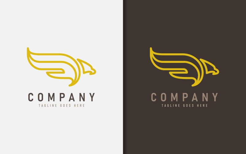 Eagle Shape Alphabet Logo Vector Images (over 1,600)