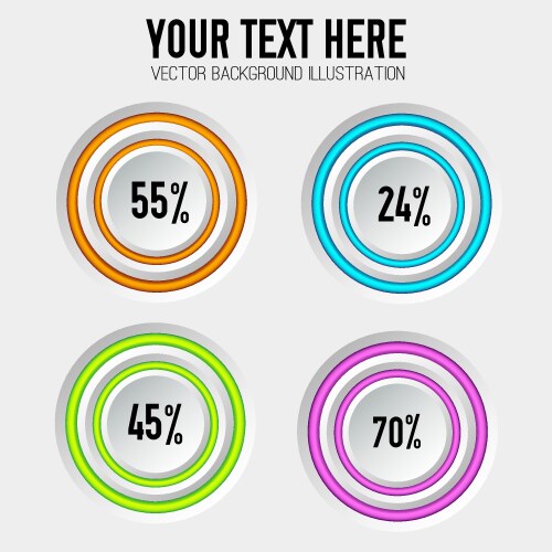 Abstract infographic web template Royalty Free Vector Image