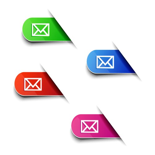 Arrow stickers Royalty Free Vector Image - VectorStock
